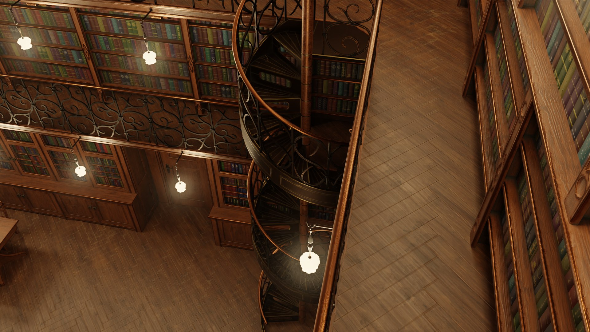 Library Interior 3D Model - TurboSquid 2117123