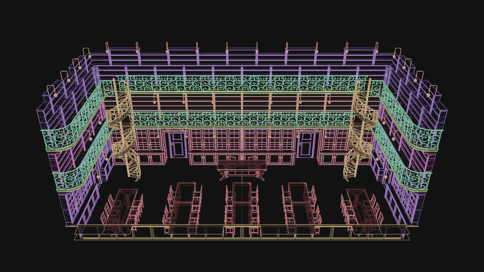 Library Interior 3D Model - TurboSquid 2117123