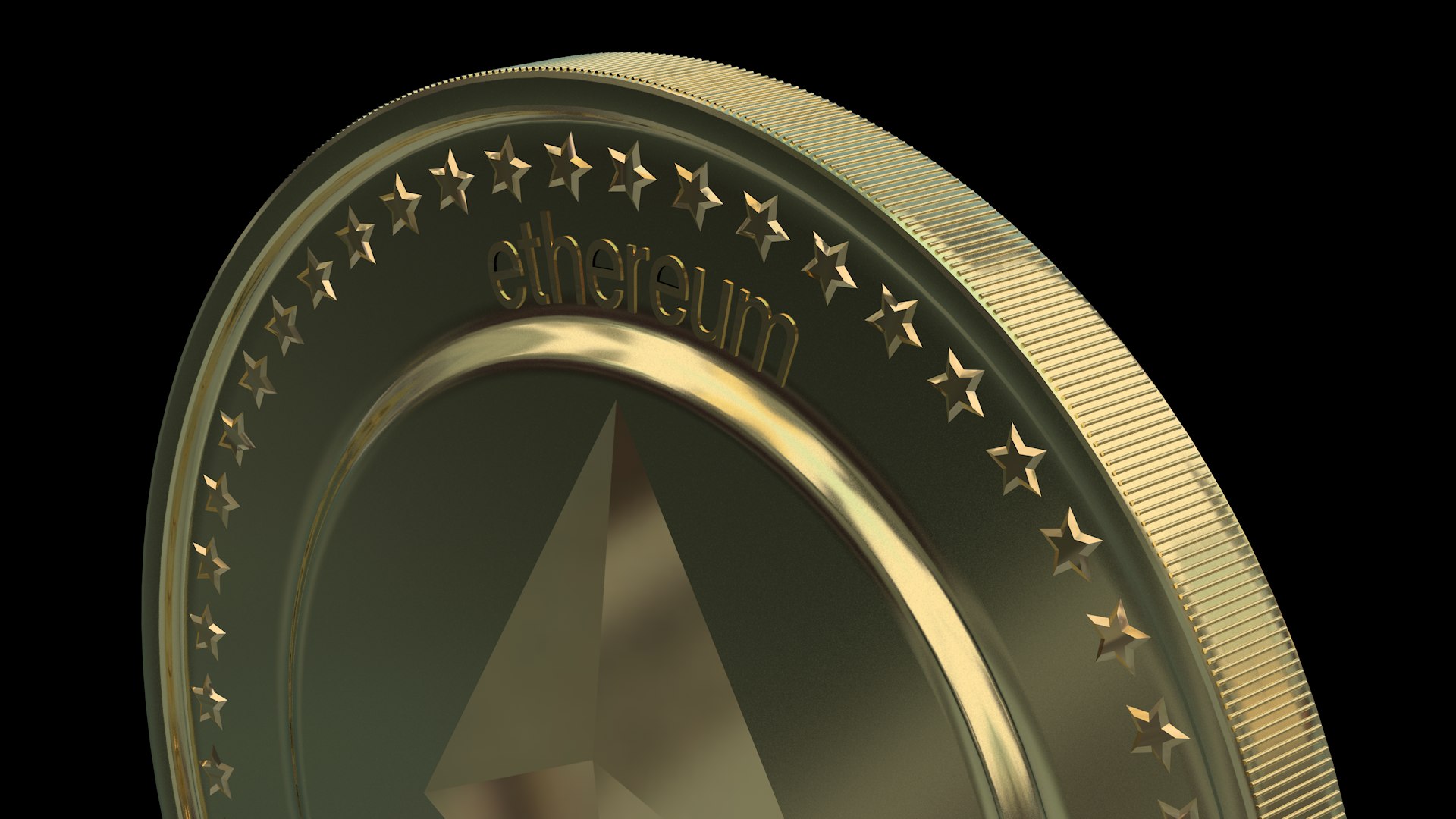 3D Model Ethereum Coin - TurboSquid 1723898