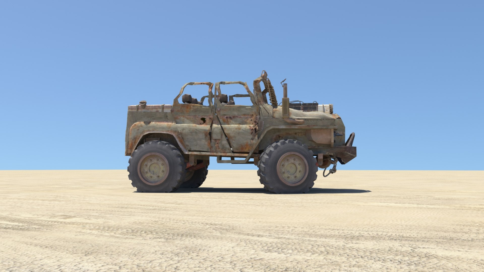 Uraz Apocalyptic Desert Model - TurboSquid 1230202