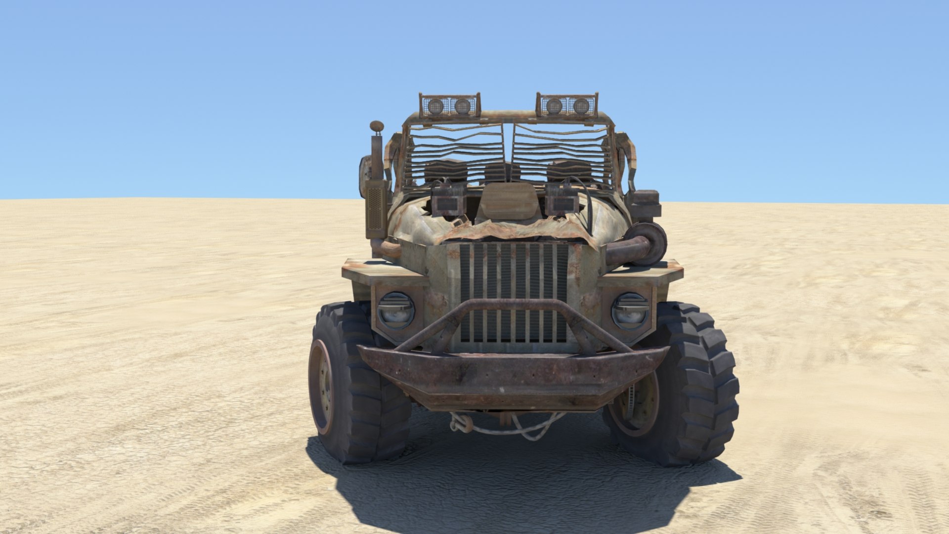 Uraz Apocalyptic Desert Model - TurboSquid 1230202