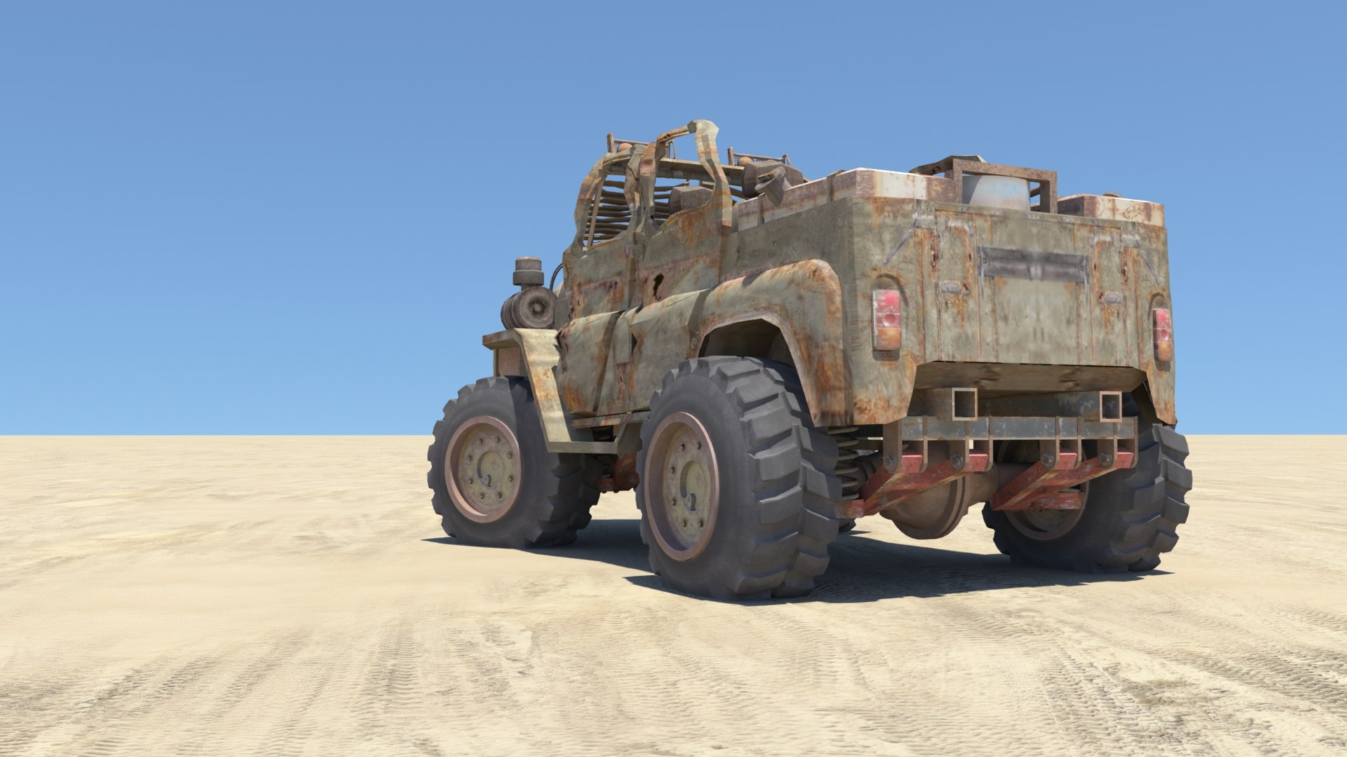 Uraz Apocalyptic Desert Model - TurboSquid 1230202
