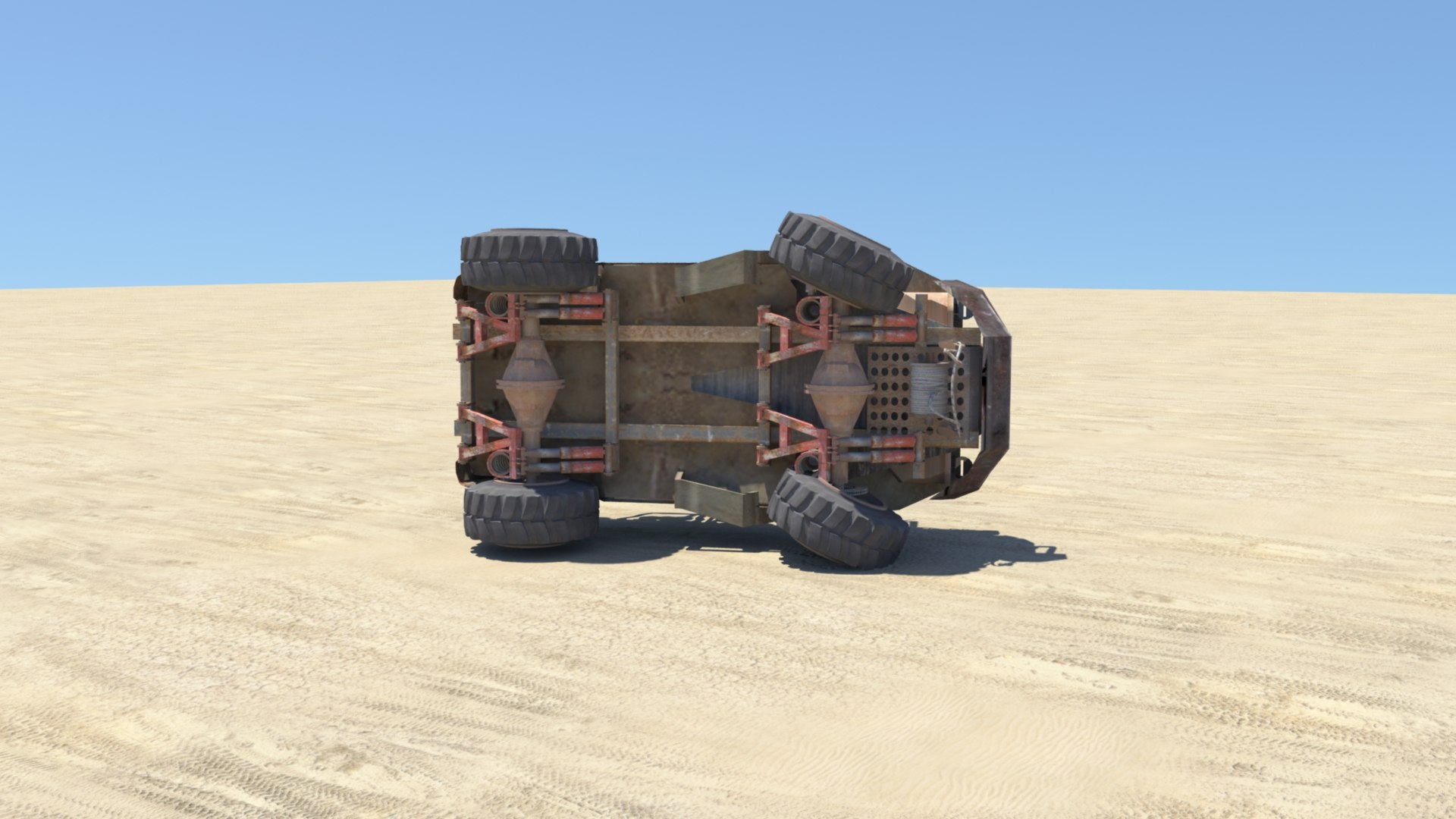 Uraz Apocalyptic Desert Model - TurboSquid 1230202