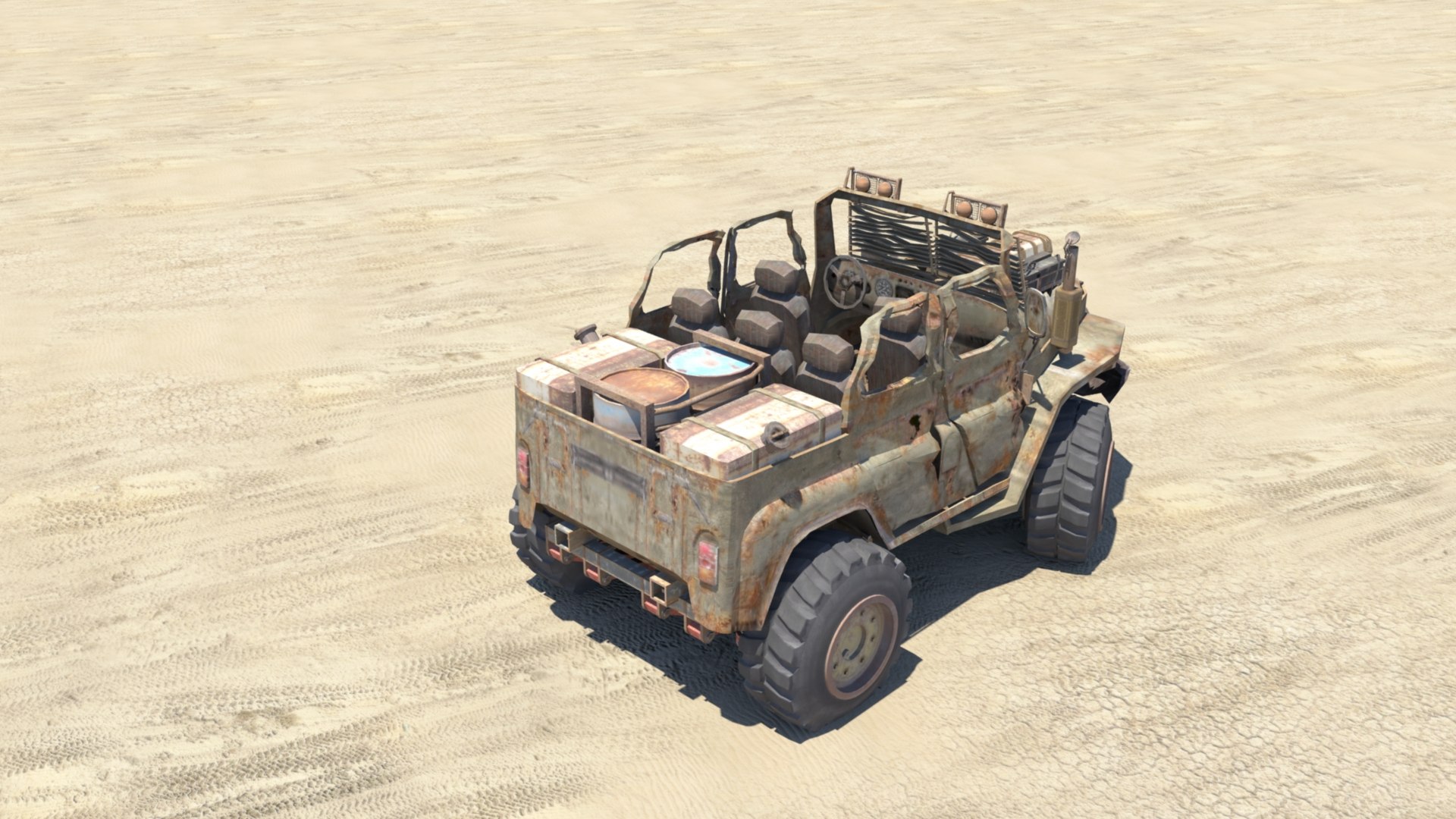 Uraz Apocalyptic Desert Model - TurboSquid 1230202