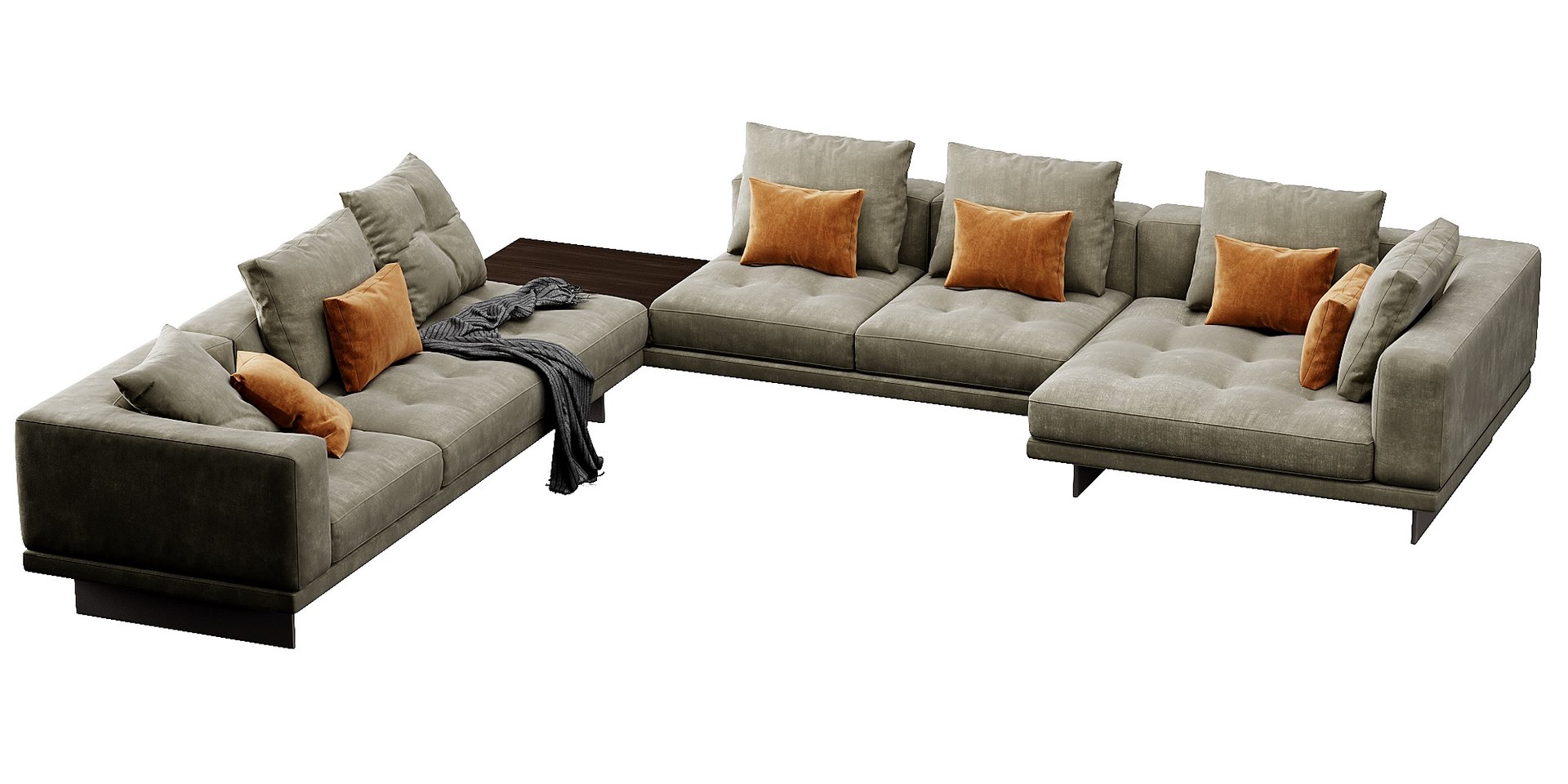 3D Model Minotti Dylan Set 8 - TurboSquid 2180541