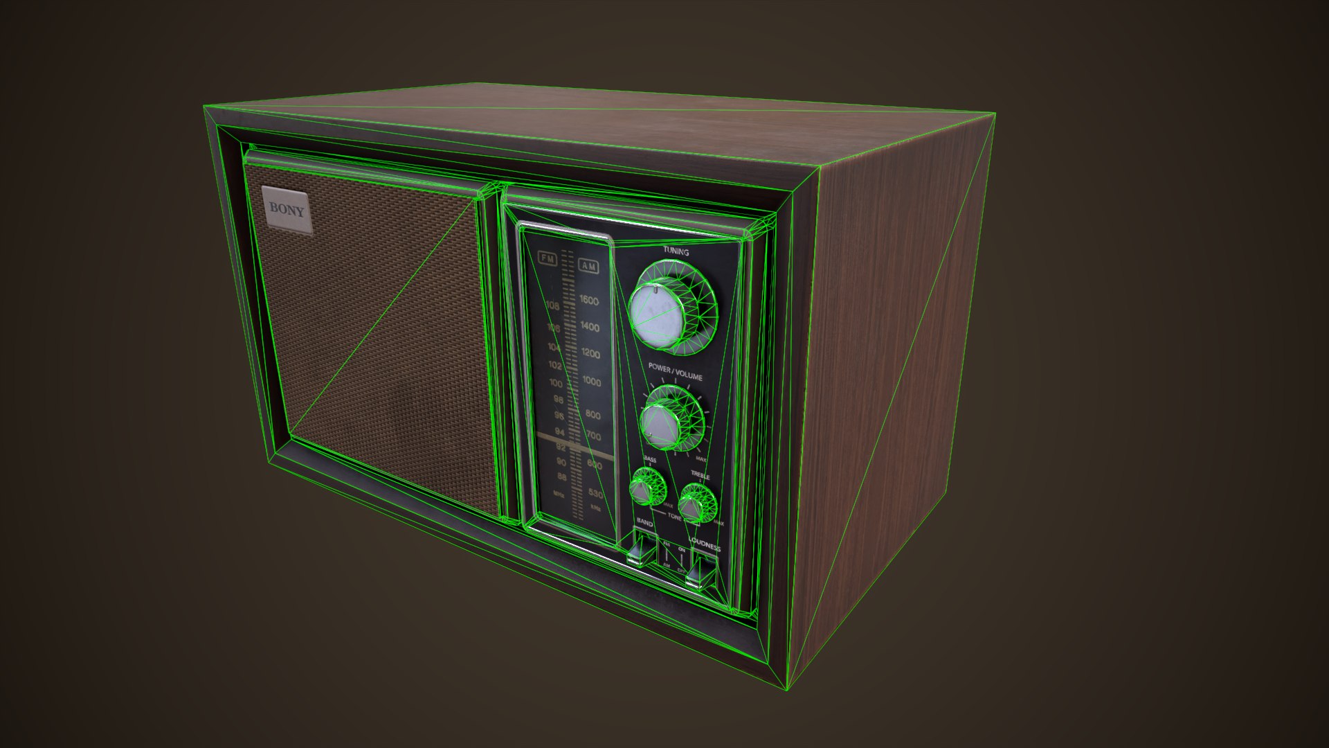 3D Old Vintage Radio - TurboSquid 2047312