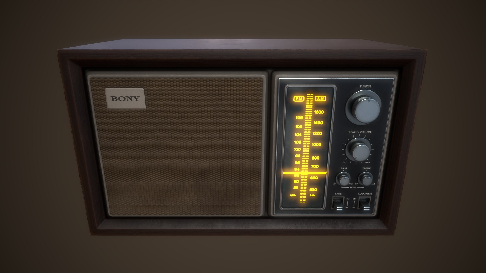3D Old Vintage Radio - TurboSquid 2047312