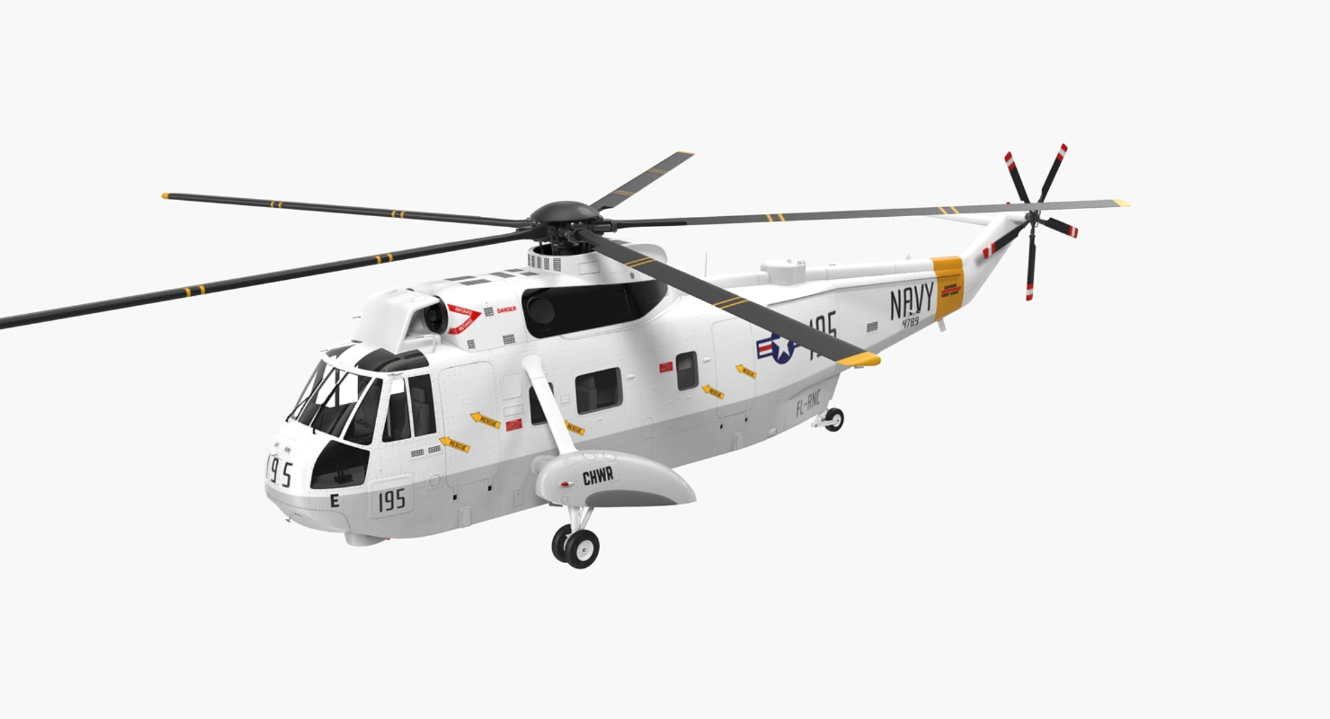 Sikorsky Sh-3h Sea King 3D Model - TurboSquid 1283339
