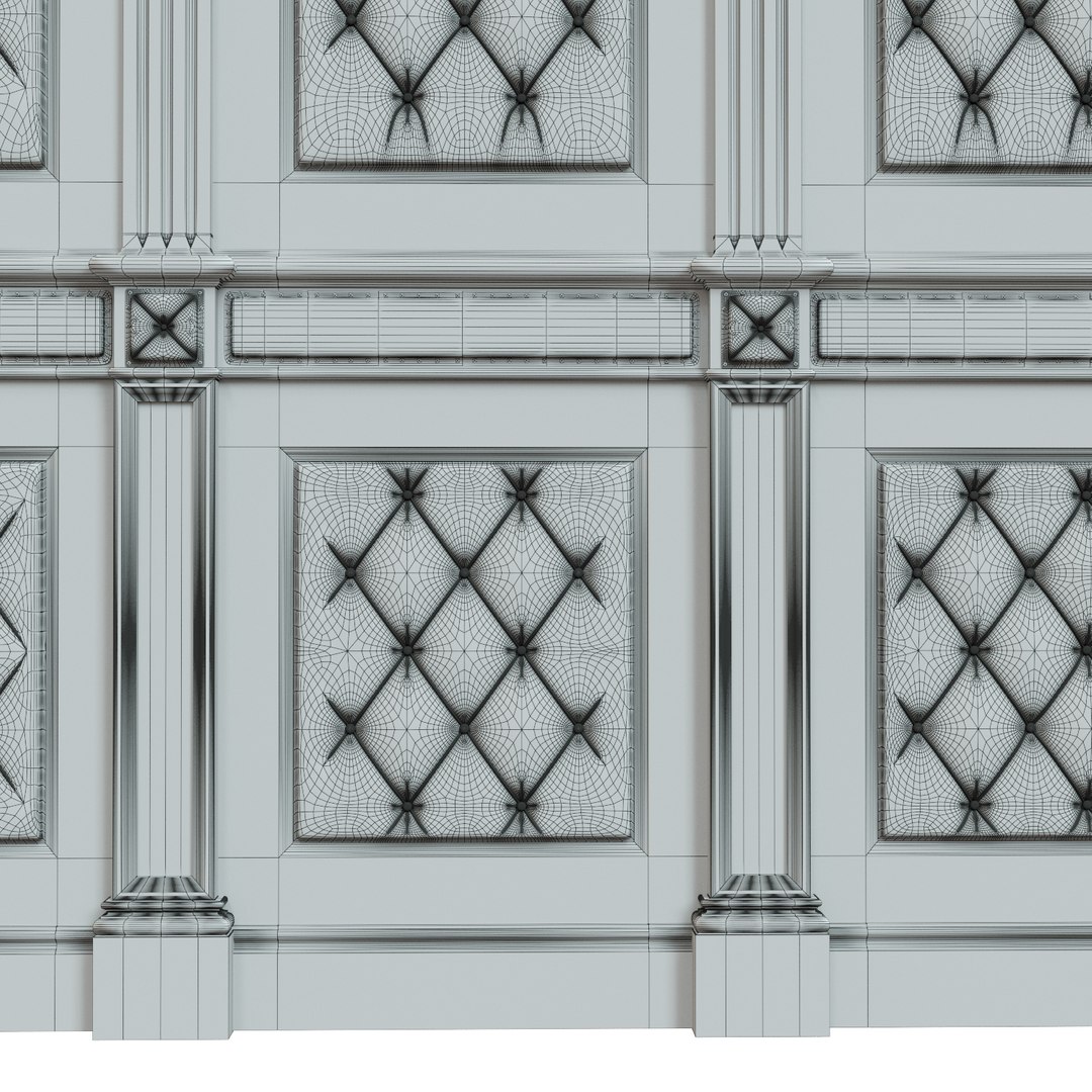 3D wood panels model - TurboSquid 1438716