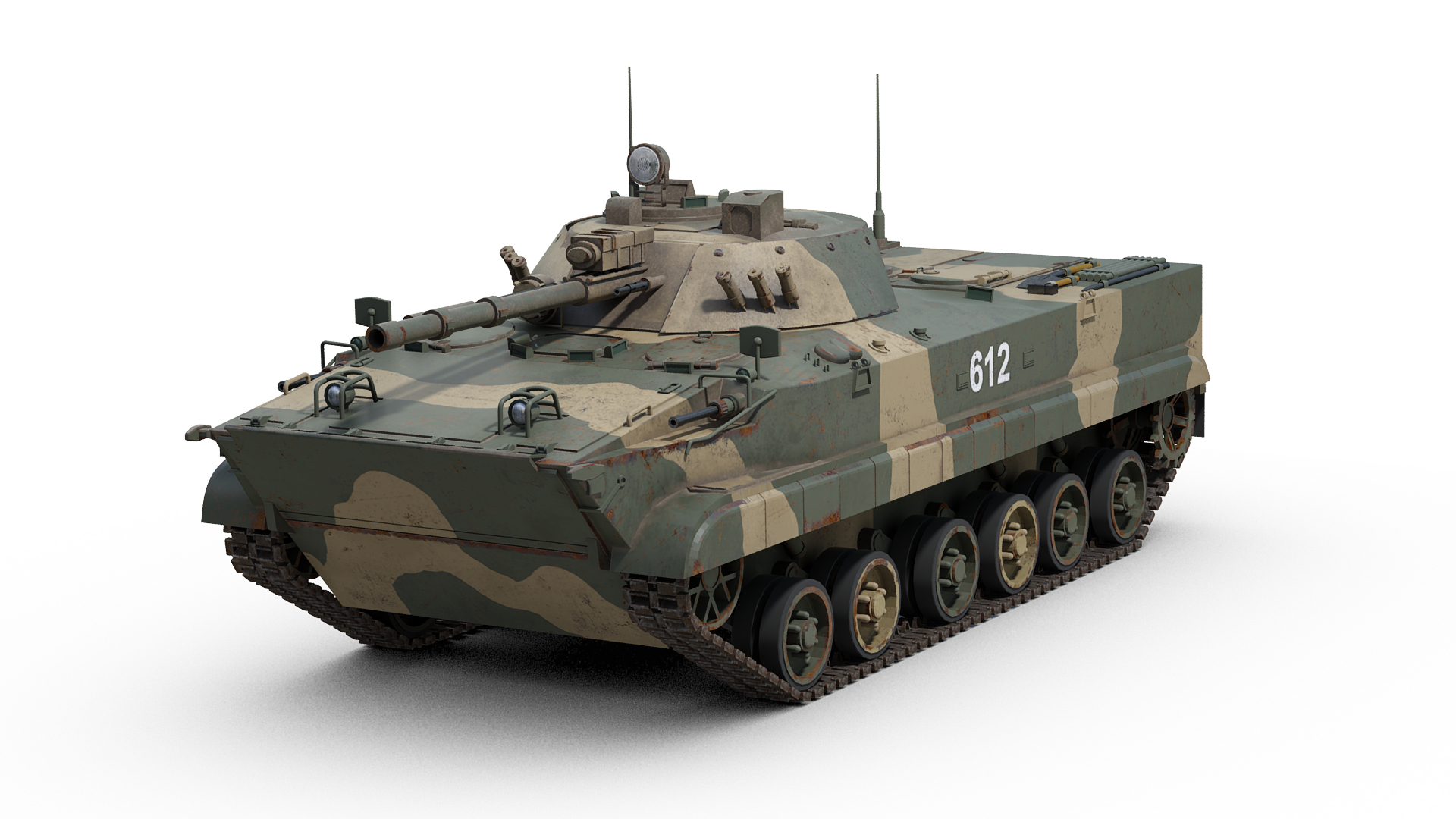 BMP 3 IFV Model - TurboSquid 2052085