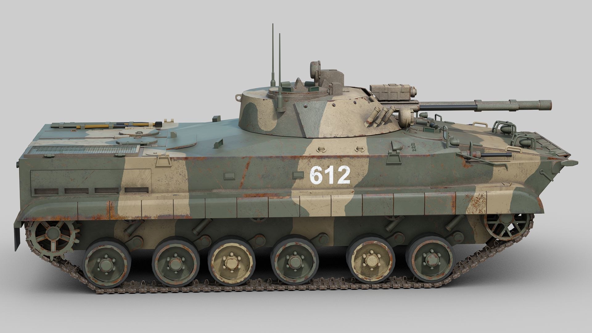 BMP 3 IFV Model - TurboSquid 2052085
