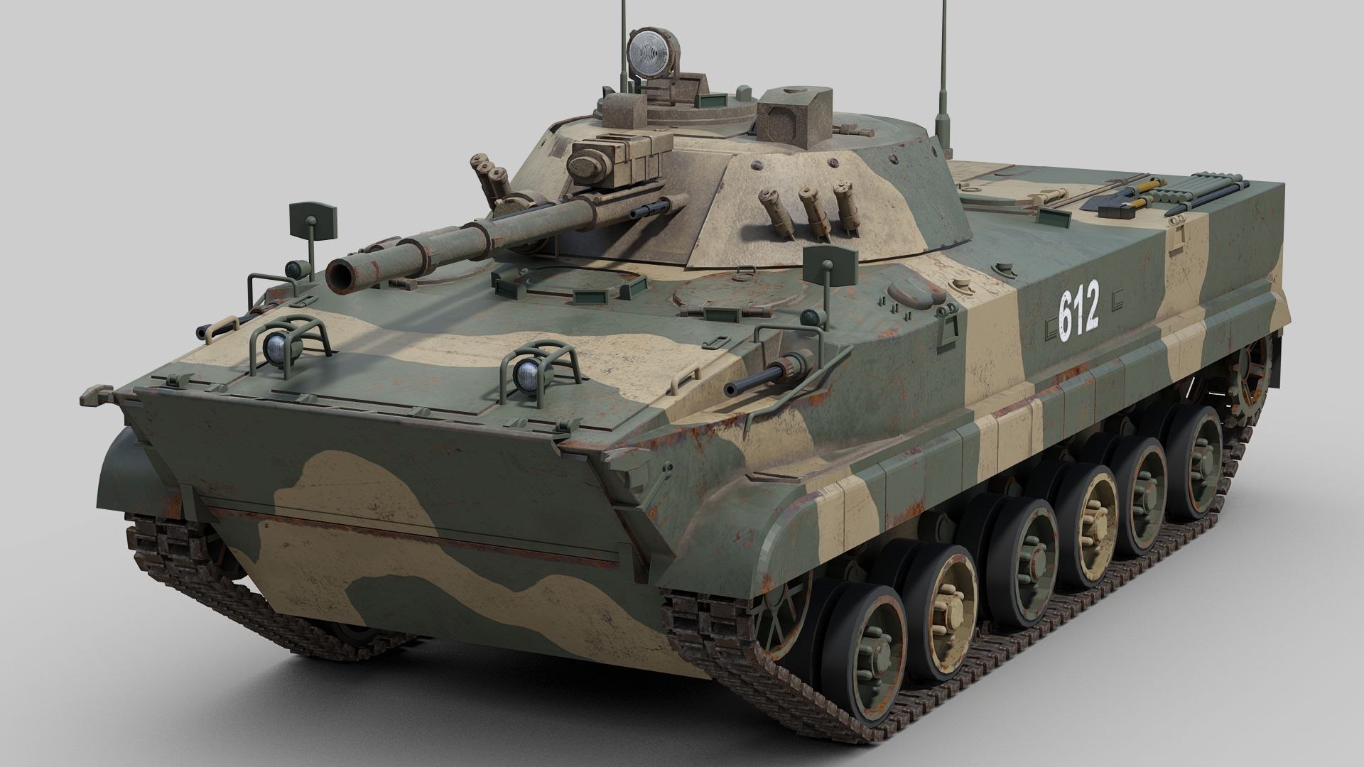 BMP 3 IFV Model - TurboSquid 2052085
