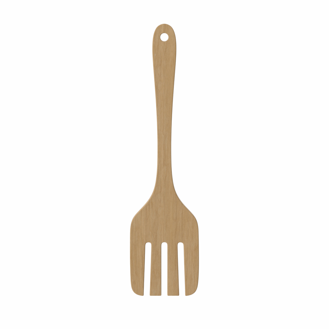 3D Wooden Kitchen Spatula Fork - TurboSquid 2175188