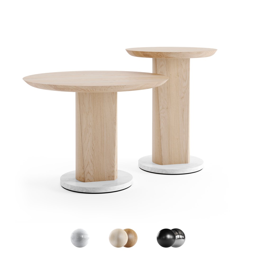 Bolia Coffee Table Root 3D Model - TurboSquid 2047295