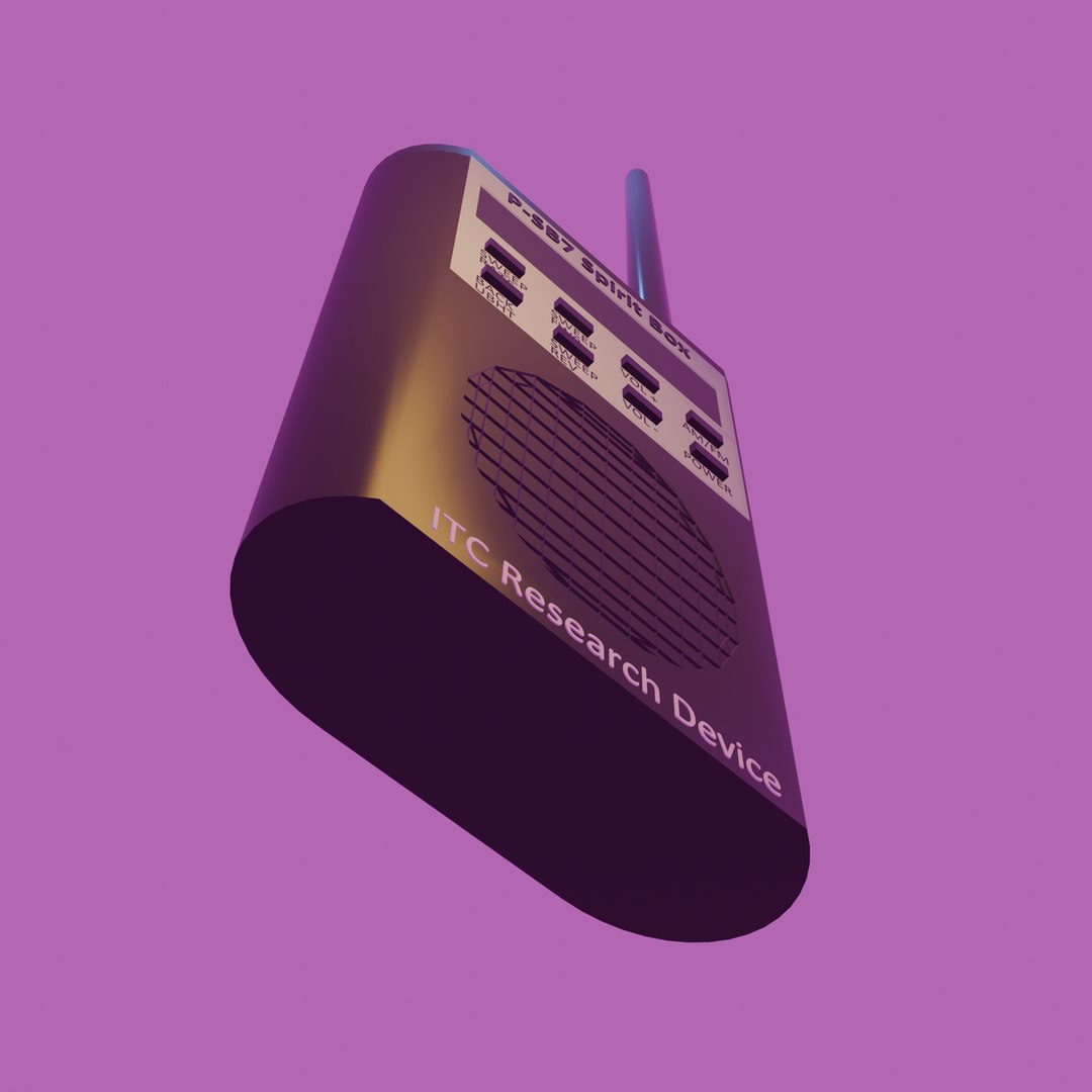 Spirit Box ITC Research Device P-SB7 3D - TurboSquid 2208943