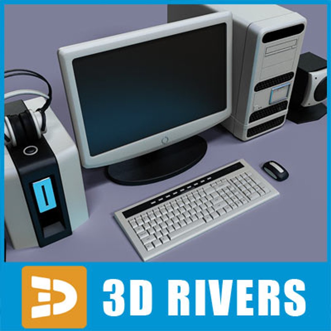 pc set 3d model