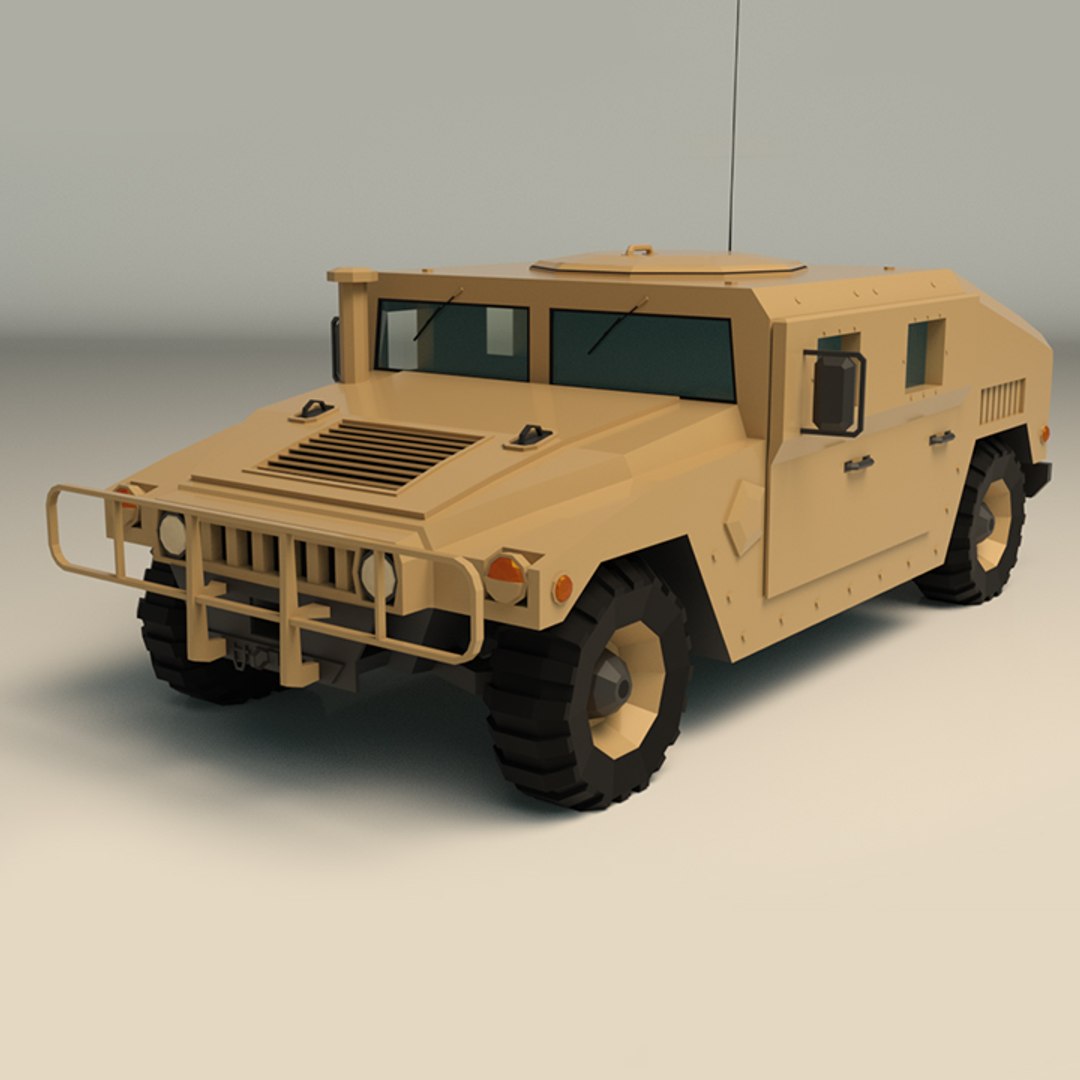 3D Humvee - TurboSquid 1422975