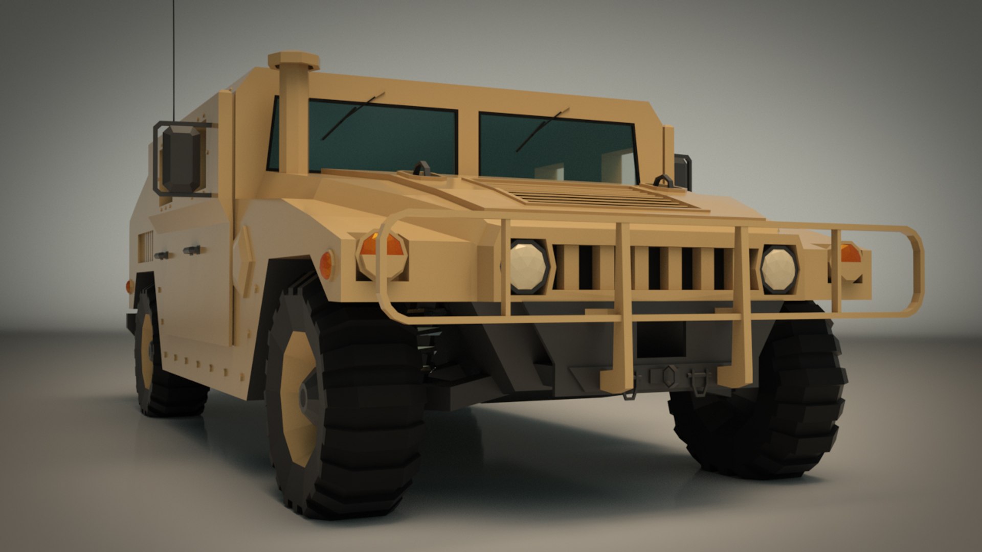 3D Humvee - TurboSquid 1422975