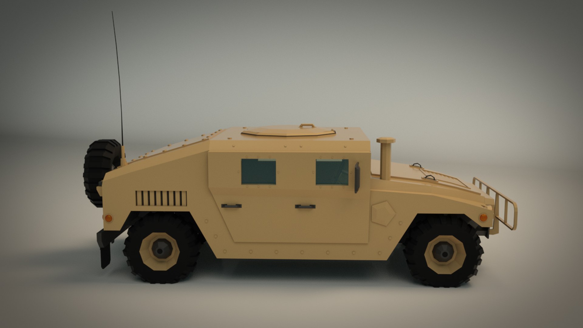3D Humvee - TurboSquid 1422975