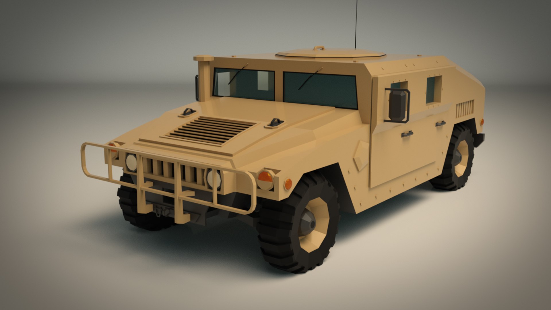 3D Humvee - TurboSquid 1422975
