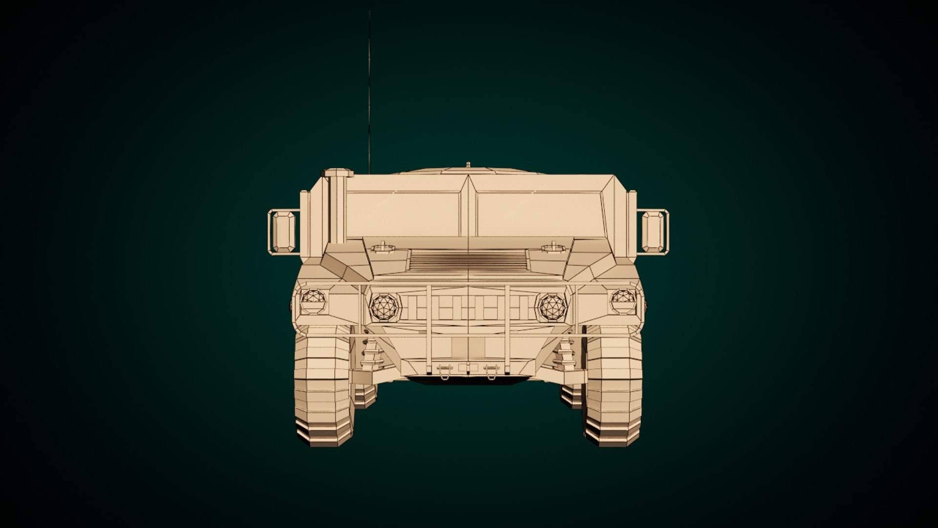 3D Humvee - TurboSquid 1422975