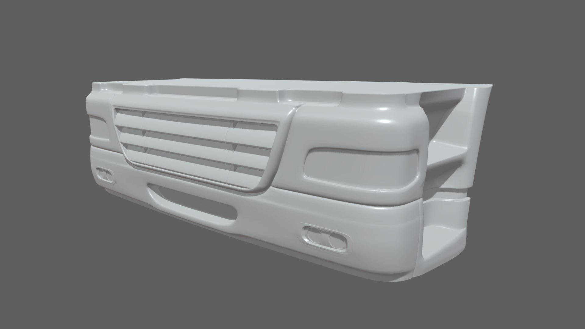 Truck Bumper 3D Model - TurboSquid 1994138