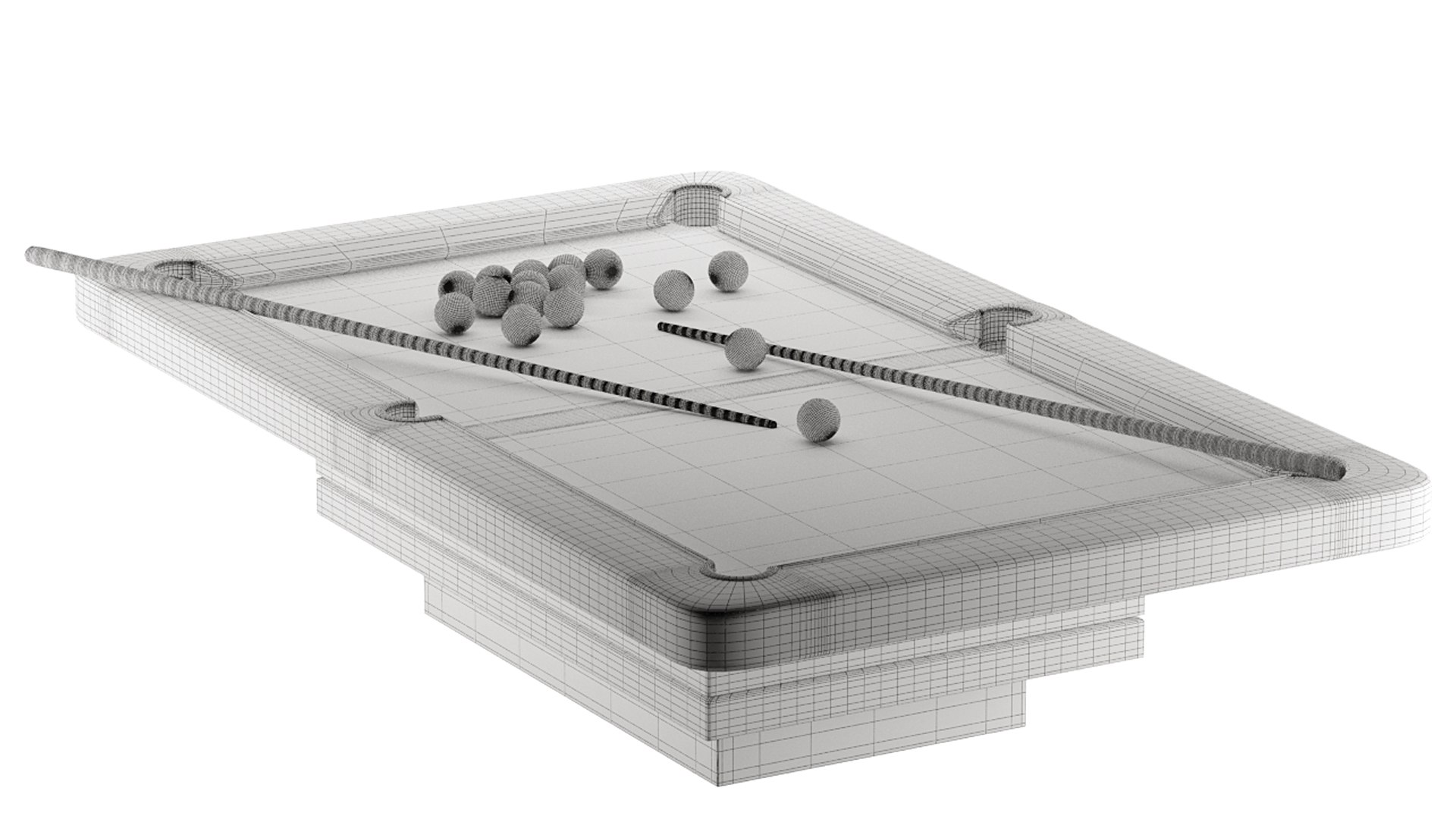 3D Arclight Pool Billiards Table Model - TurboSquid 2362347
