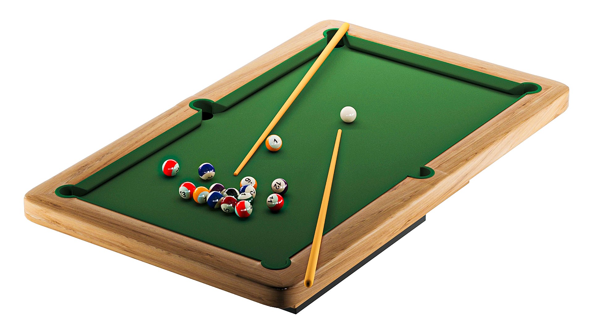 3D Arclight Pool Billiards Table Model - TurboSquid 2362347