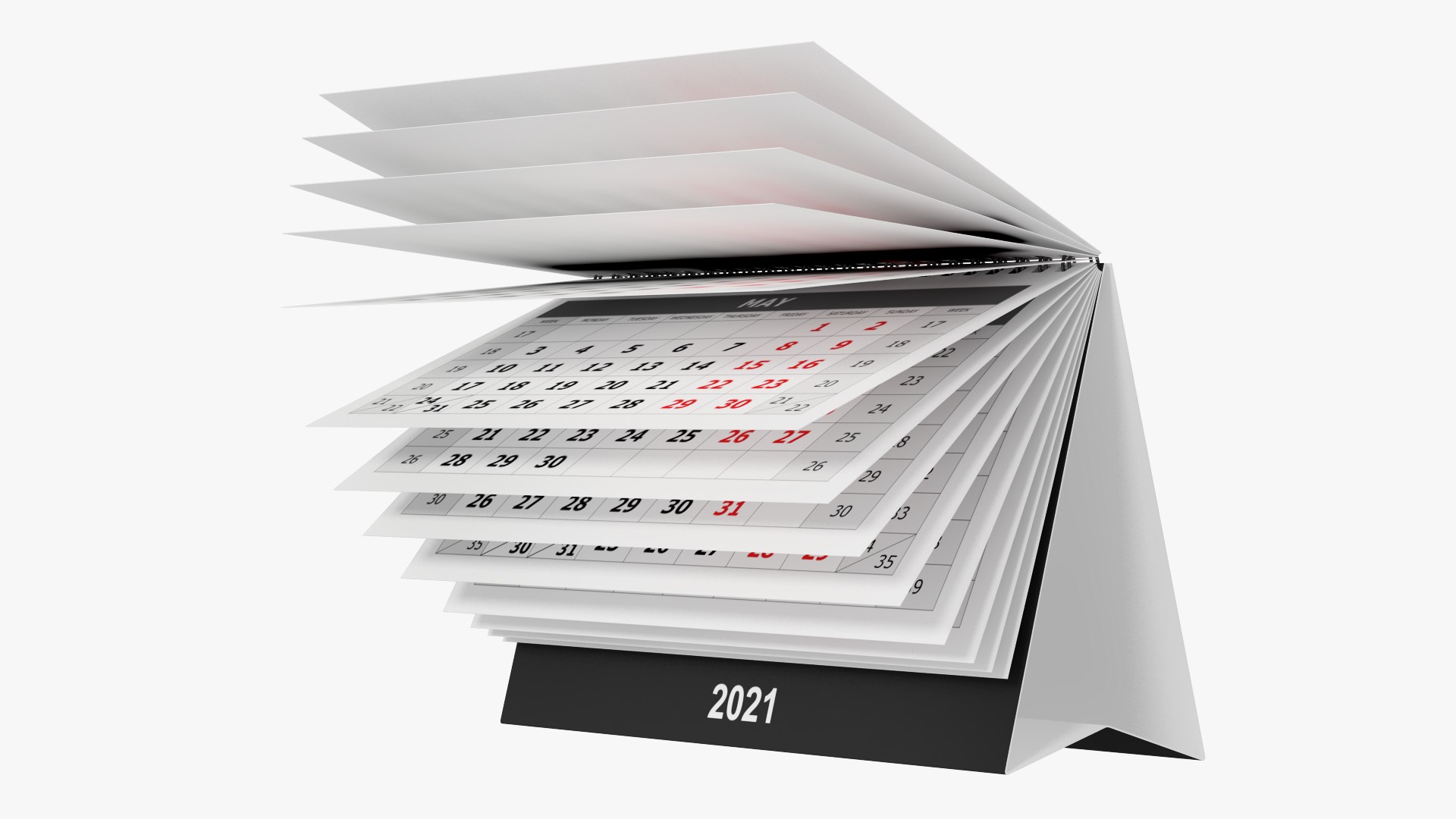 Calendar set model - TurboSquid 1669744