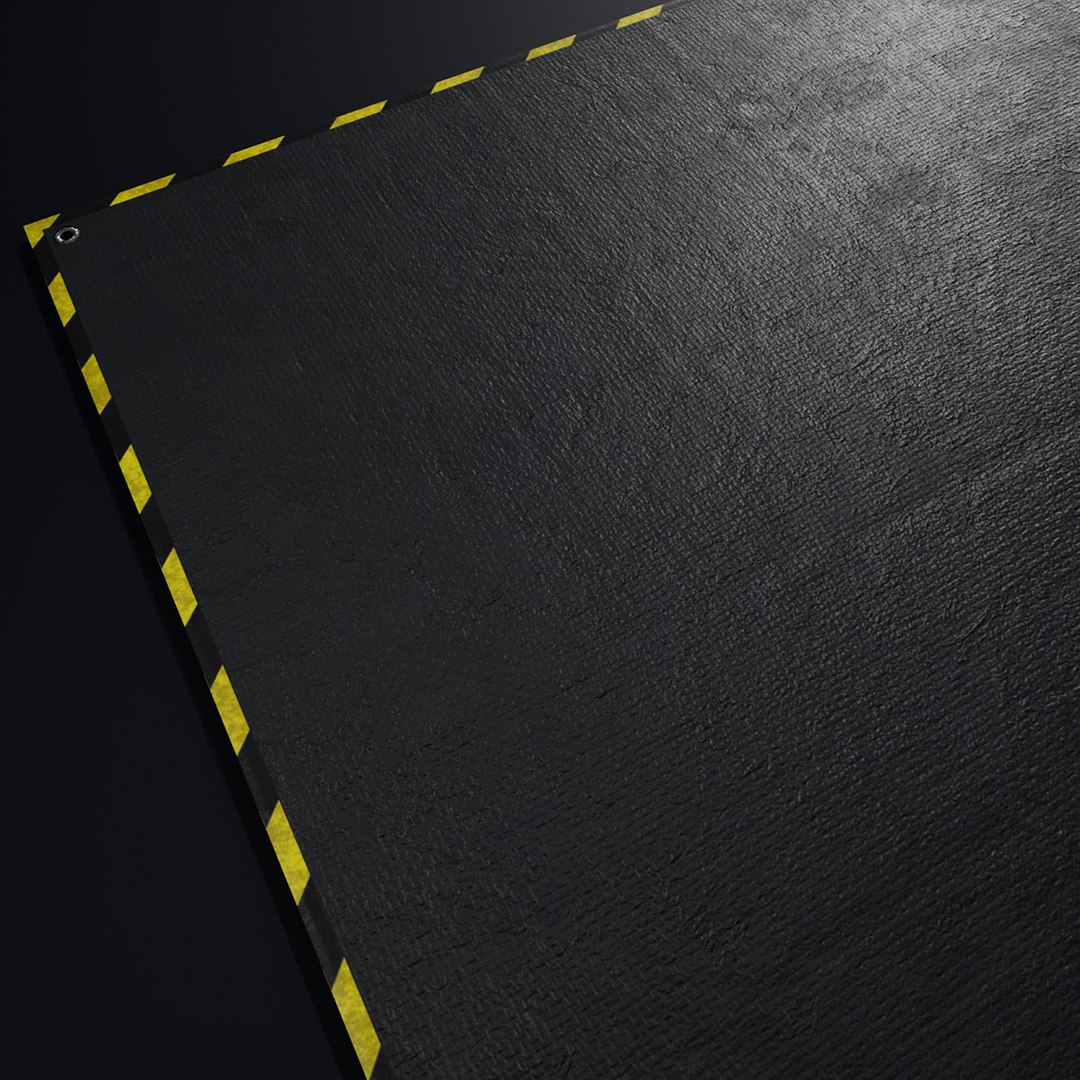3D Tarp Black PBR Model - TurboSquid 1300414