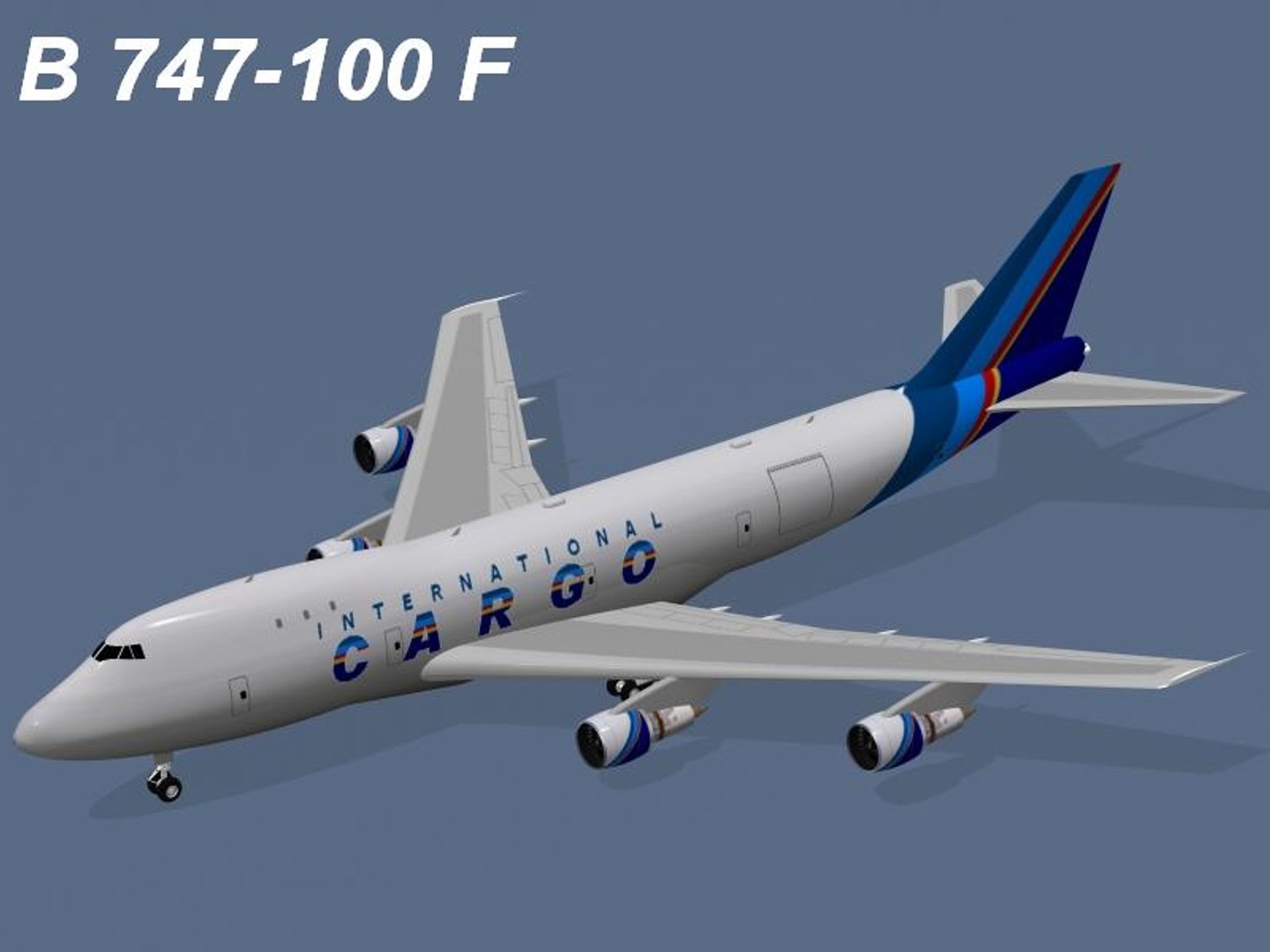 3d Model Freighter Fleet Airbus A380-800
