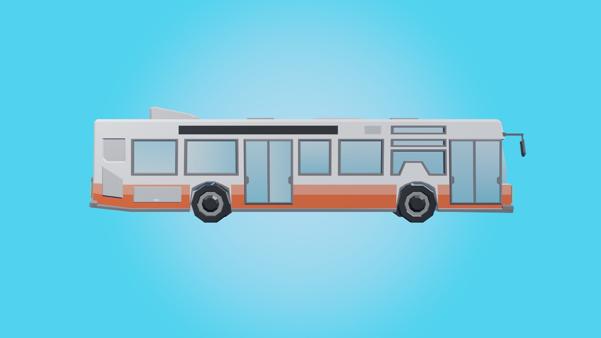 Low Poly Bus 3D Model - TurboSquid 1915785