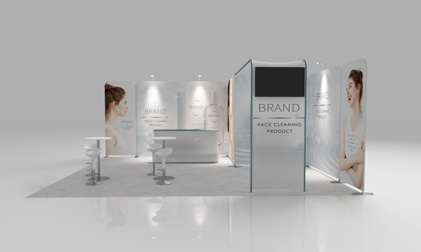 modelo 3d EXPOSICIÓN STAND MODULAR - TurboSquid 1620658