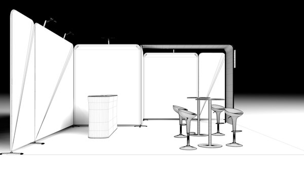 modelo 3d EXPOSICIÓN STAND MODULAR - TurboSquid 1620658