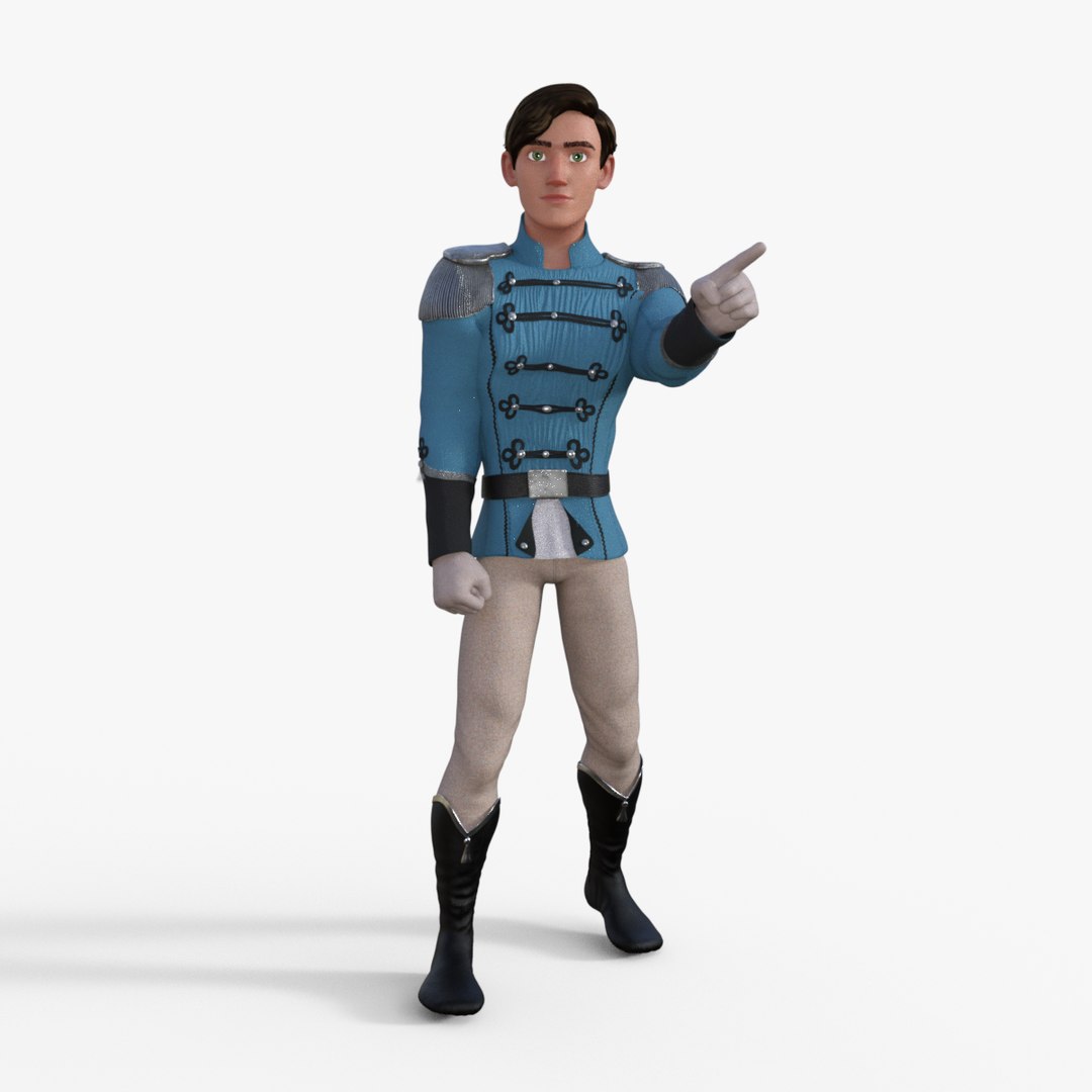 3D Prince Character Rigged Model - TurboSquid 1983295