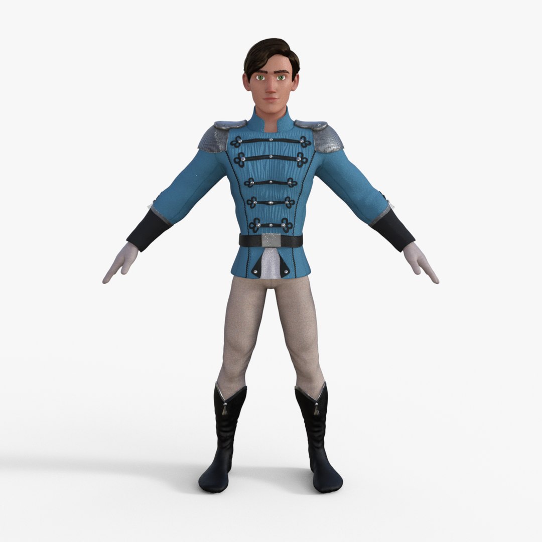 3D Prince Character Rigged Model - TurboSquid 1983295