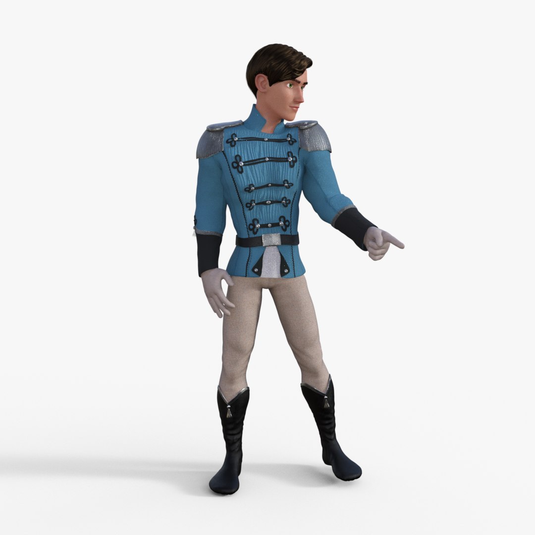 3D Prince Character Rigged Model - TurboSquid 1983295
