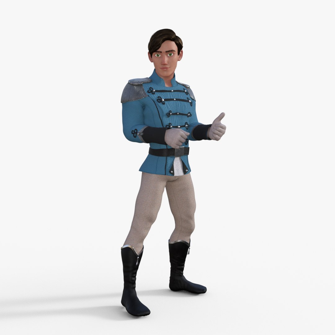 3D Prince Character Rigged Model - TurboSquid 1983295