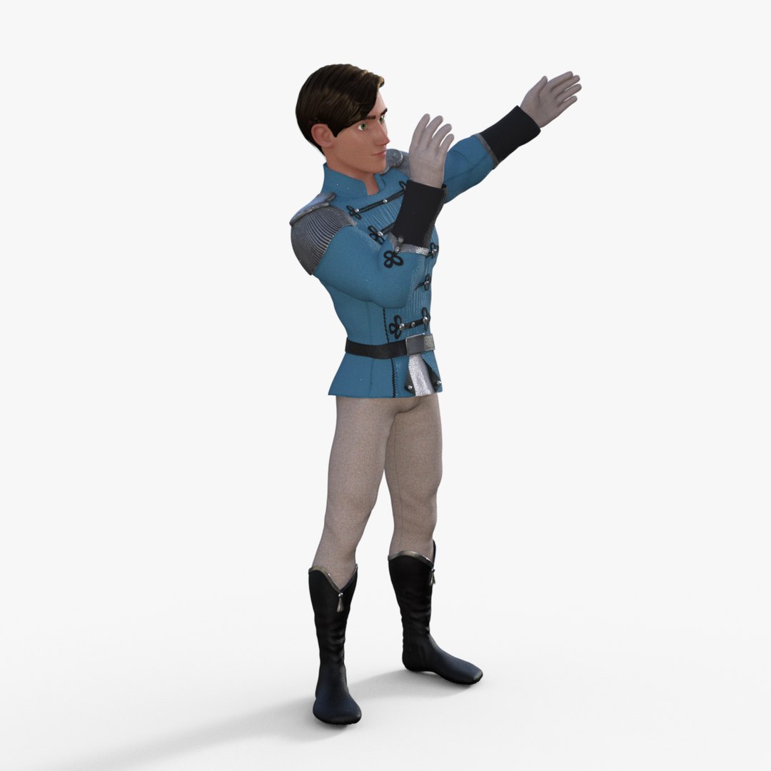 3D Prince Character Rigged Model - TurboSquid 1983295