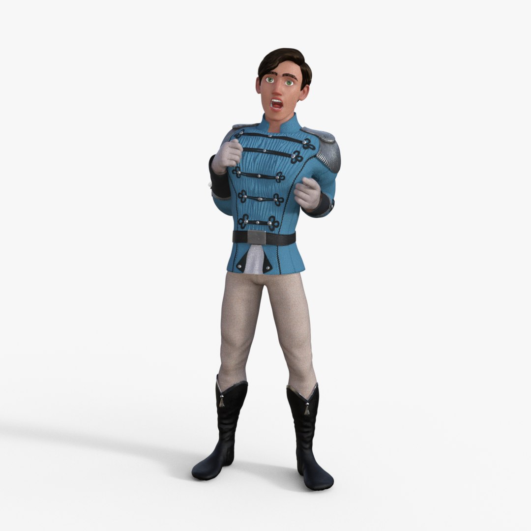 3D Prince Character Rigged Model - TurboSquid 1983295