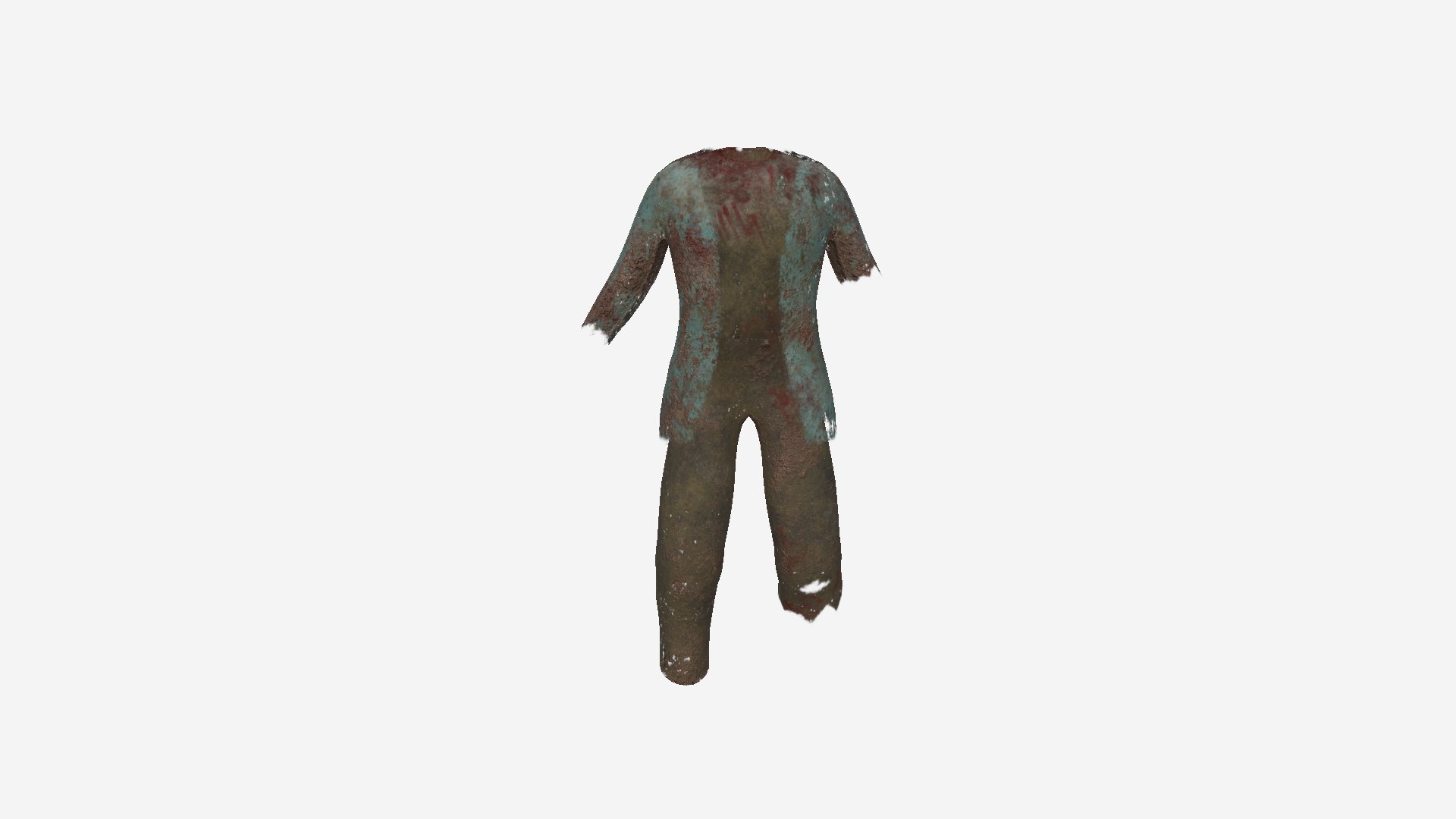 Zombie Clothing Color 02 - Undead Character Design 3D - TurboSquid 1858672