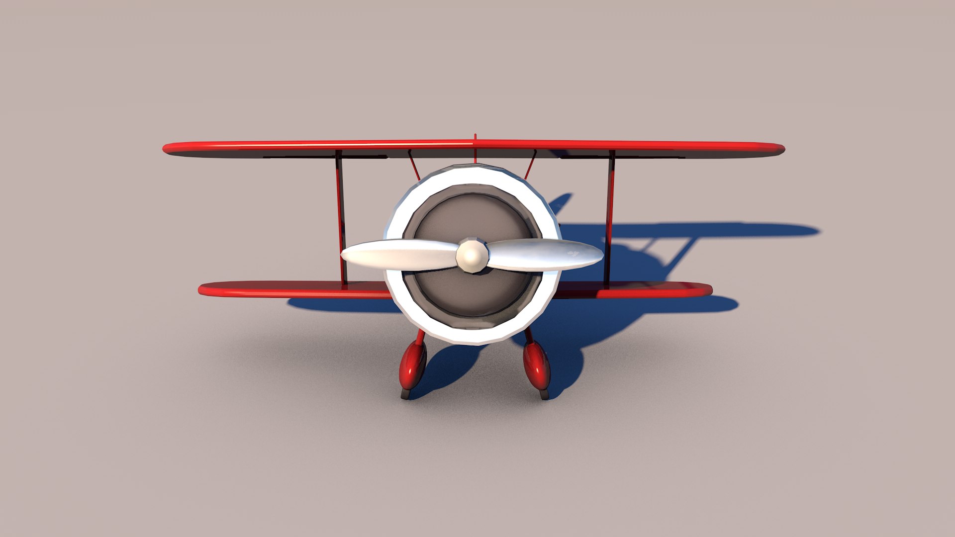 Plane Biplane Tiny 3D Model - TurboSquid 1670576