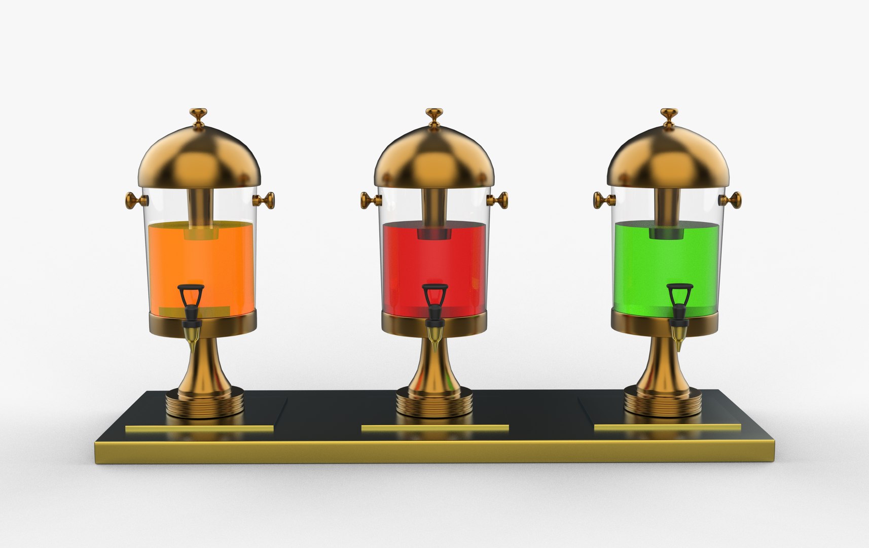 3D Juice Jar And Juice Dispenser 3D Model - TurboSquid 2341803