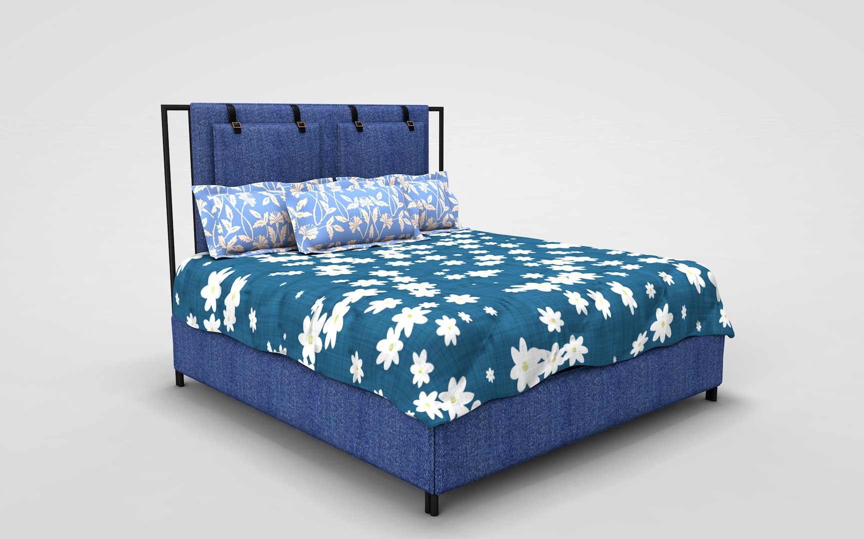 Free Bed 01 3D - TurboSquid 2089167