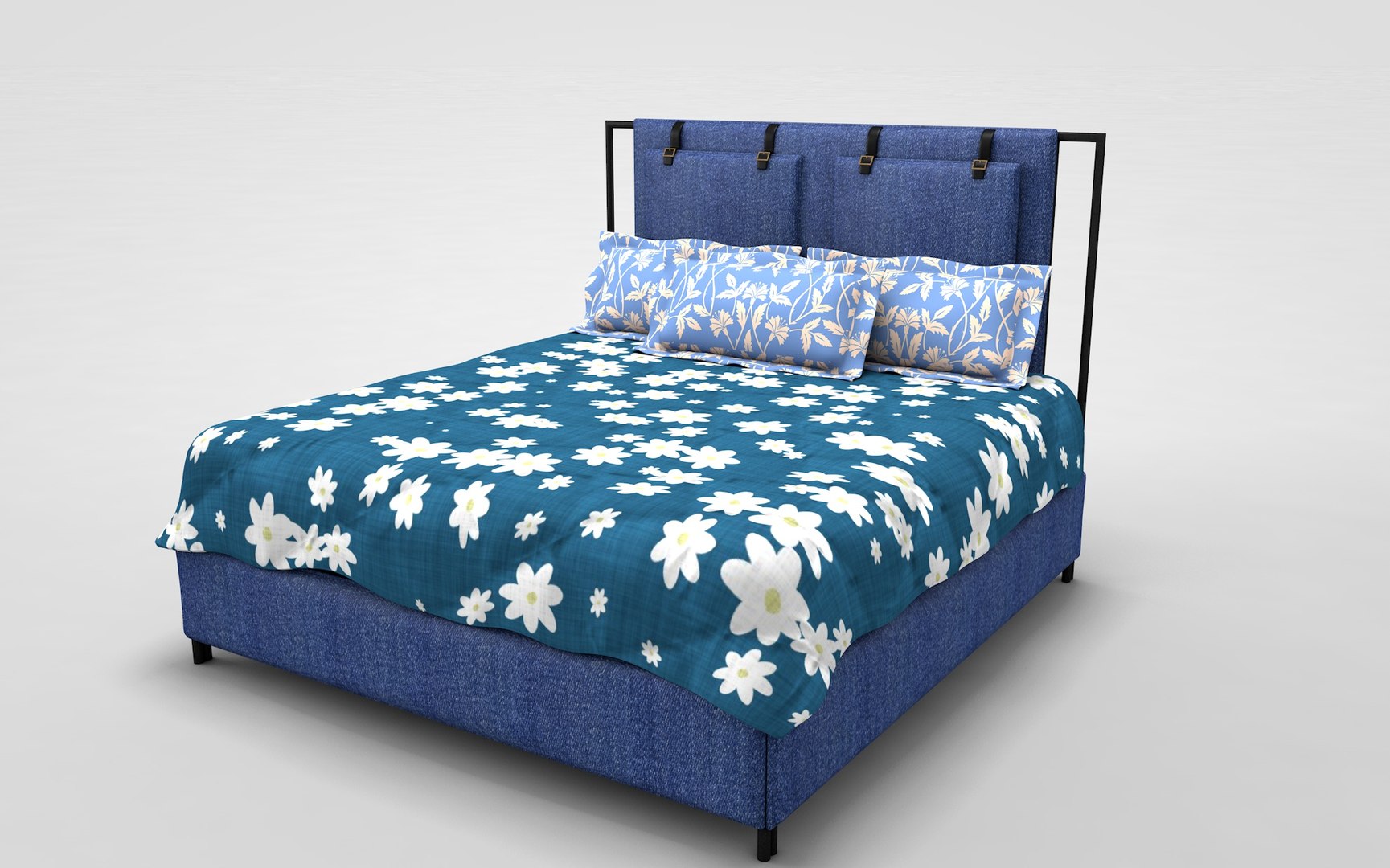 Free Bed 01 3D - TurboSquid 2089167