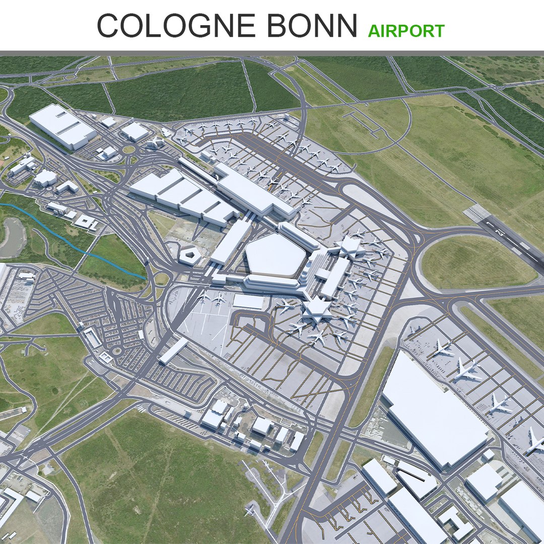 Cologne Bonn Airport 3D Model - TurboSquid 2013499