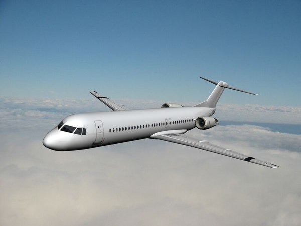 Fokker 100 libré genérico Modelo 3D - TurboSquid 295402
