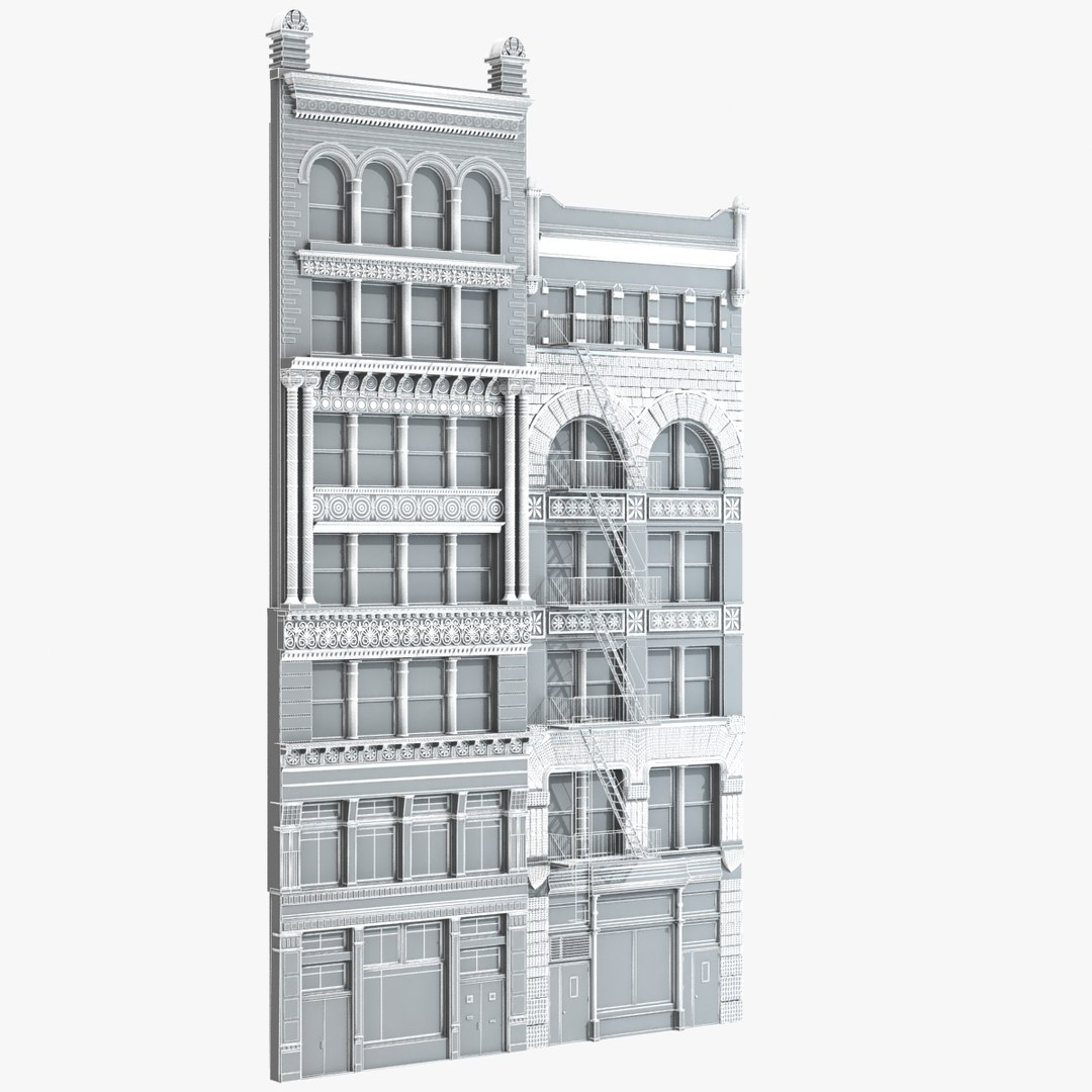 New York City Building 3d Model