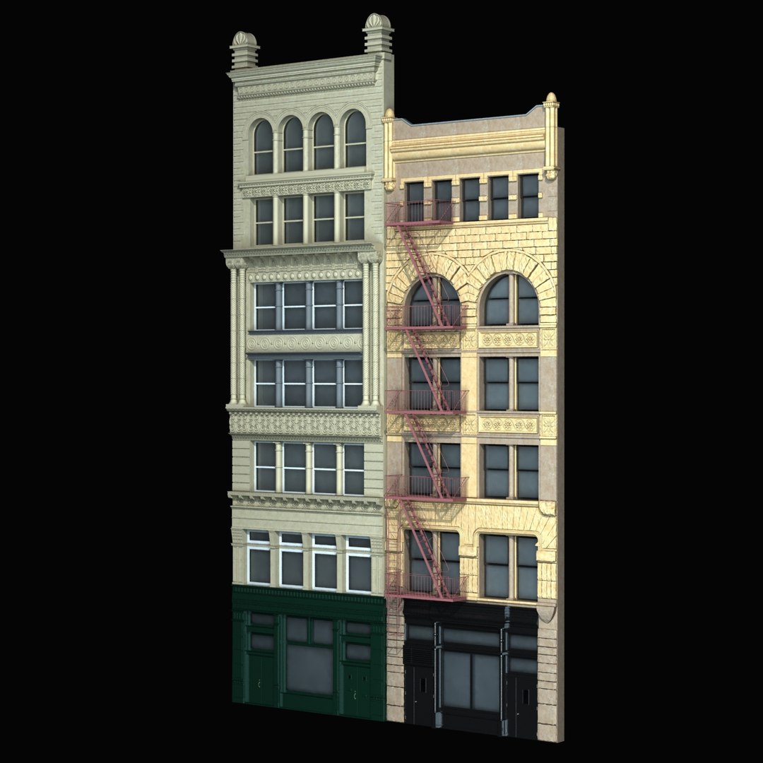 New York City Building 3d Model