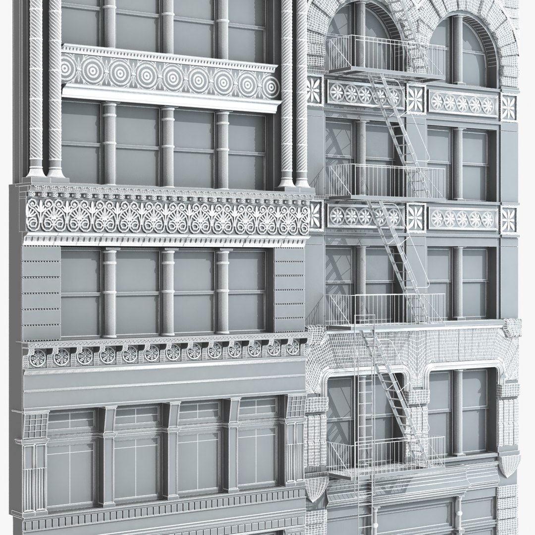 New York City Building 3d Model